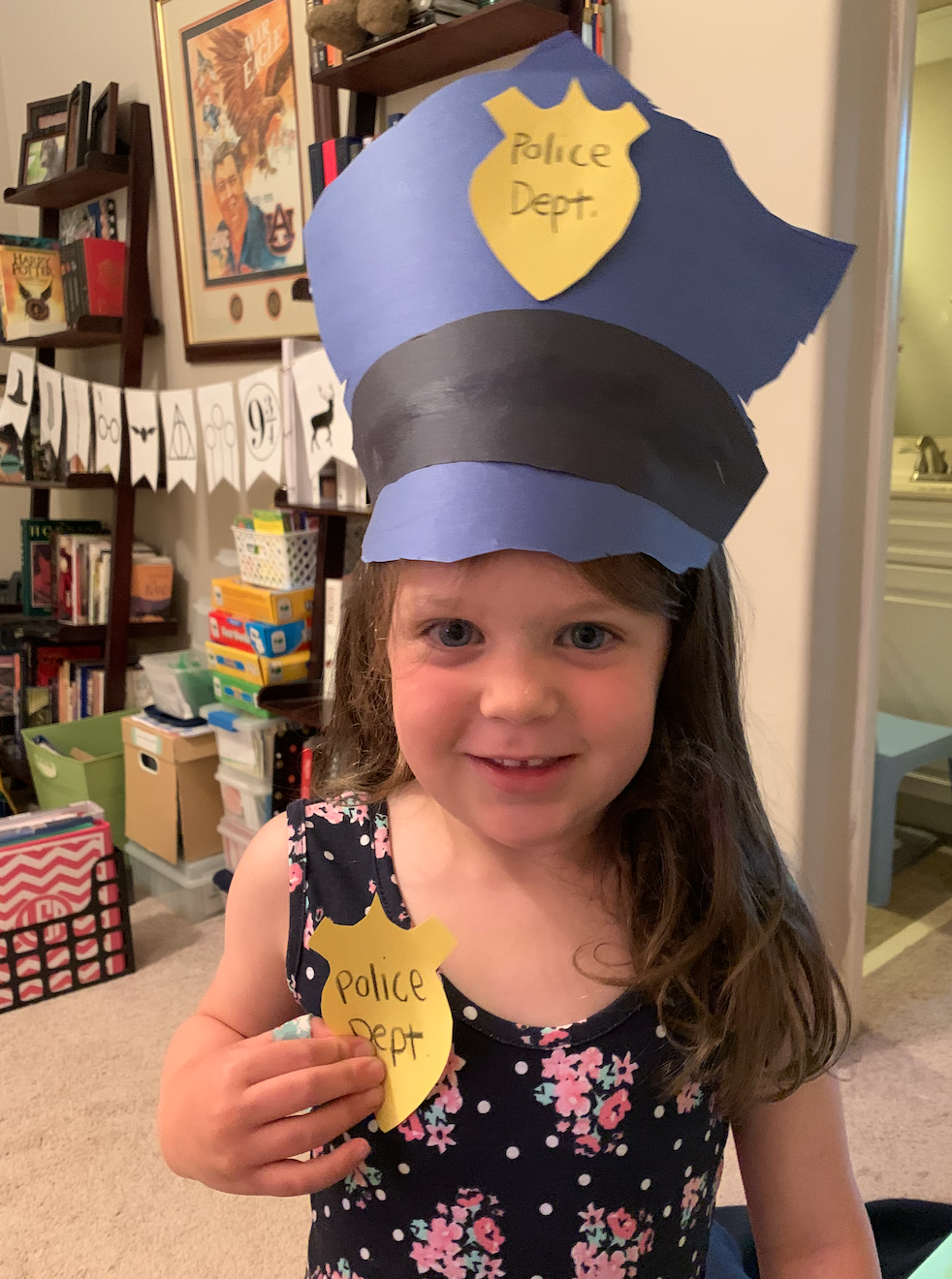 Simple Police Officer Hat & Badge | Craft - Simply Elliott