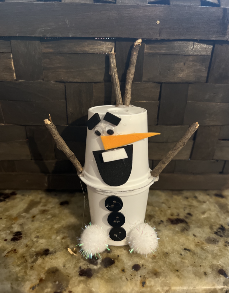 Olaf Inspired K-cup | Craft - Simply Elliott